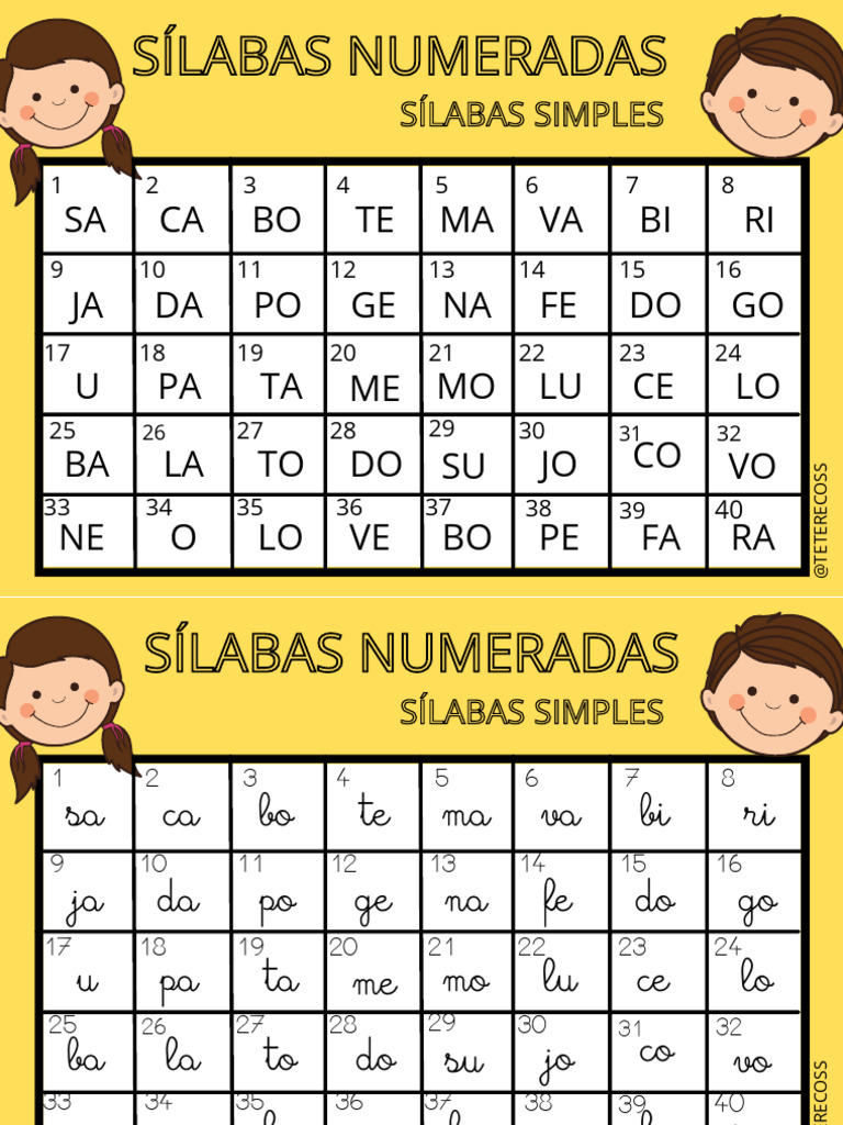 Silabas-Numeradas-Simples-7 (1) - 220410 - 204359 | PDF