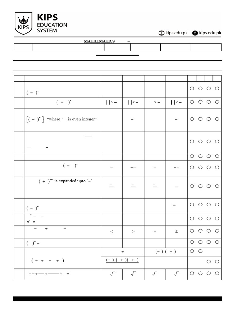 241 11th FB Math CT 10 - 10-March | PDF | Numbers | Abstract Algebra