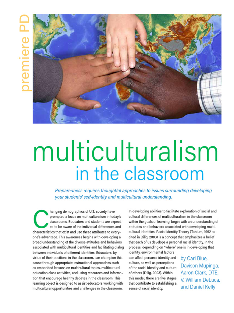 Multiculturalism in The Classroom | PDF | Race (Human Categorization ...
