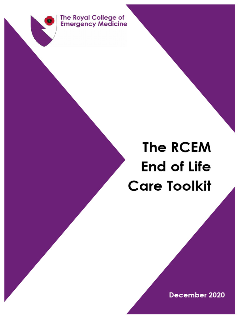 RCEM End of Life Care Toolkit December 2020 v2 | PDF | End Of Life Care ...