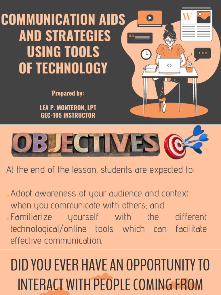 Week 6 Communication Aids and Strategies | PDF | Communication | Social ...