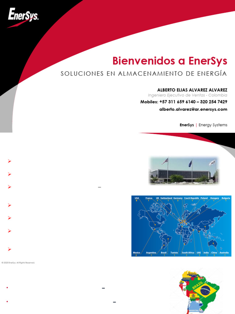 Presentacion EnerSys (Feb 2024) | PDF | Física Aplicada e ...