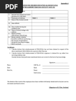 Authorization Letter Form For DSW | PDF
