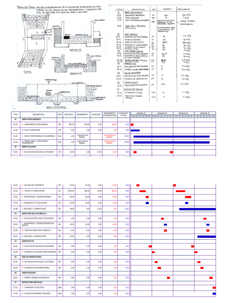 Programacion de Control de Obras | PDF | Zona ribereña