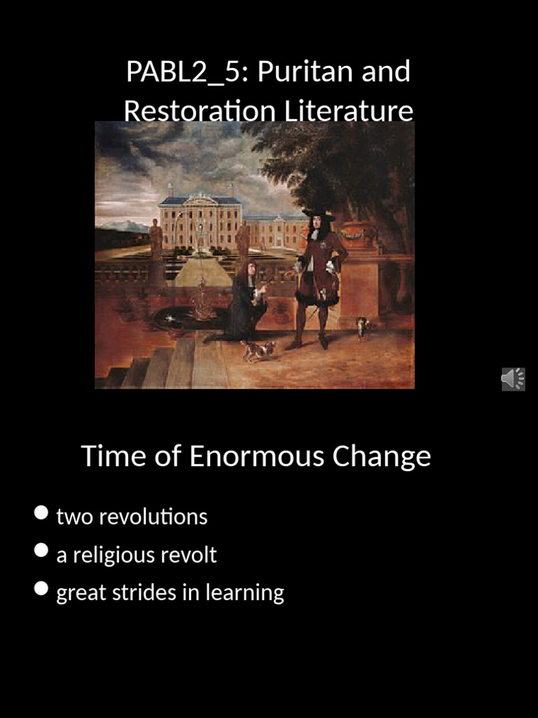 5 Puritan Literature | PDF | Paradise Lost | Predestination