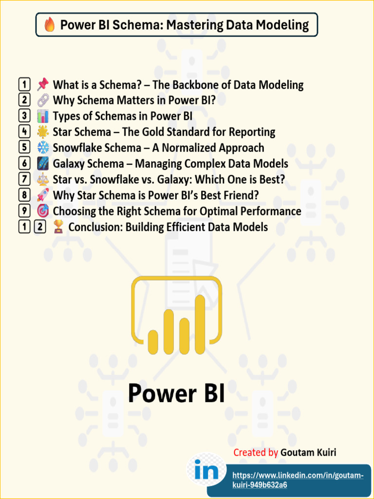 ? Choosing The Right Schema For Power BI Success! | PDF | Data Model ...