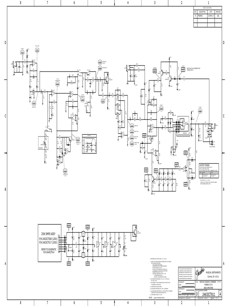 Rumble 25 V3 Schematics-Diagrams | PDF