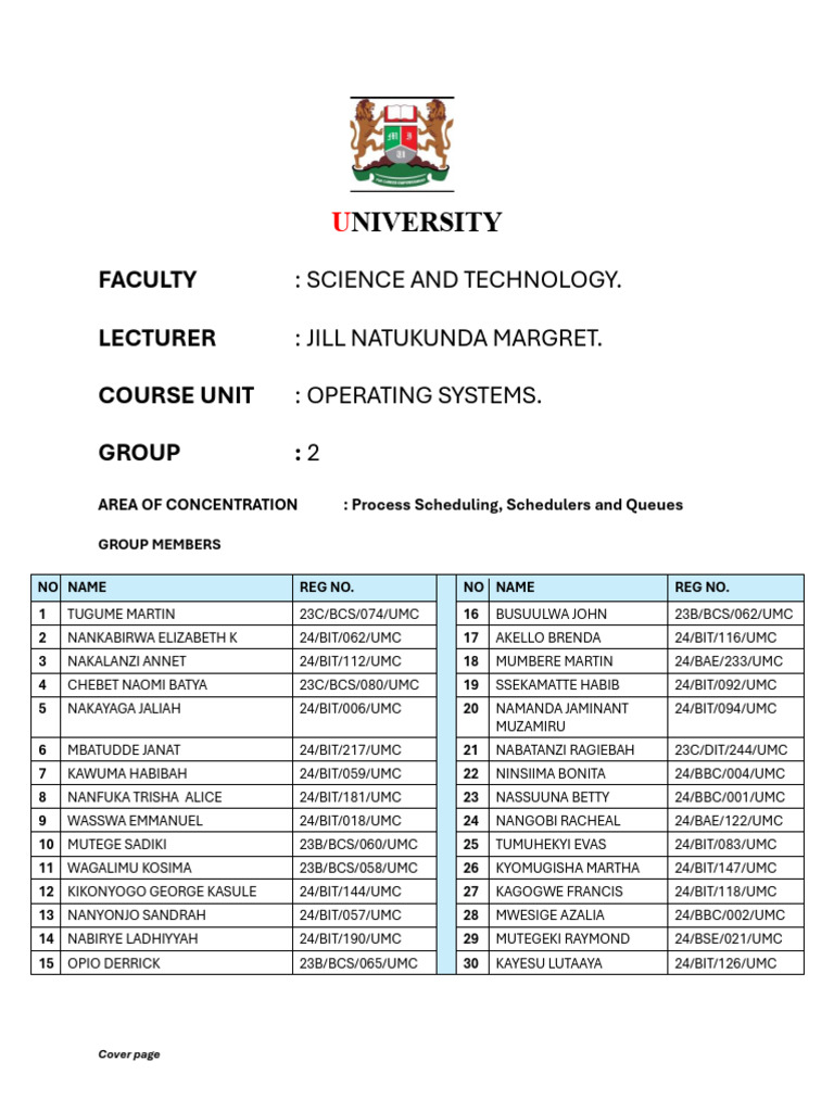 Process Scheduling-Module3 | PDF | Process (Computing) | Scheduling (Computing)