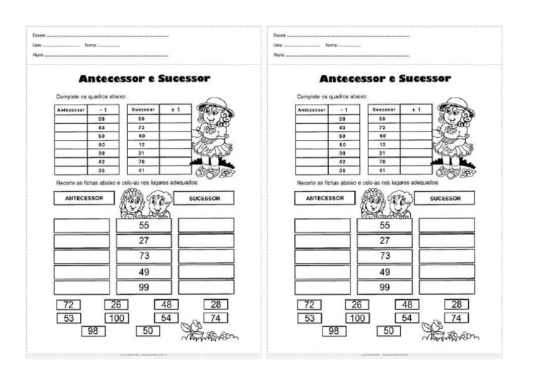 Antecessor e Sucessor | PDF