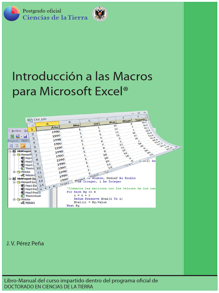1.- Introducción a las Macros para Excel (74 páginas) | PDF | Visual Basic para Aplicaciones ...