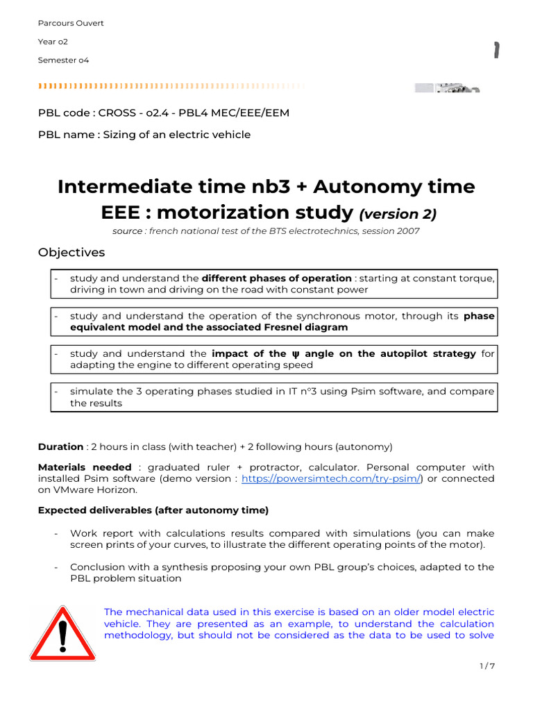 En Cross PBL4 - It NB3 Eee - V2 | PDF | Electric Motor | Mechanical ...