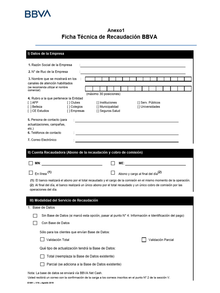 Ficha Tecnica de Recaudacion | PDF | Bancos | Cheque