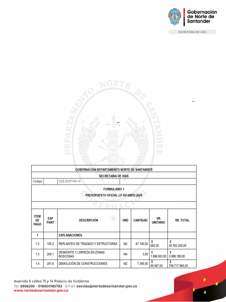 Clausulado Complementario Anexo Al Contrato Electronico de Obra Publica # LP-SV-00953-2024 | PDF