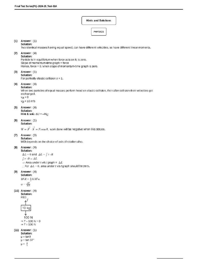 FTS 02 Code A Key | PDF