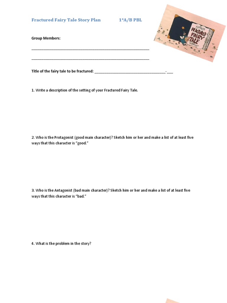 Fairy Tale Story Map | PDF