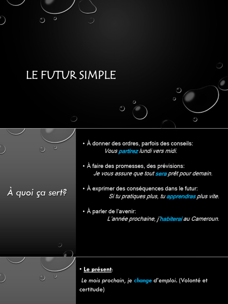 Comprendre le Futur Simple en Français | PDF | Verbe | Linguistique