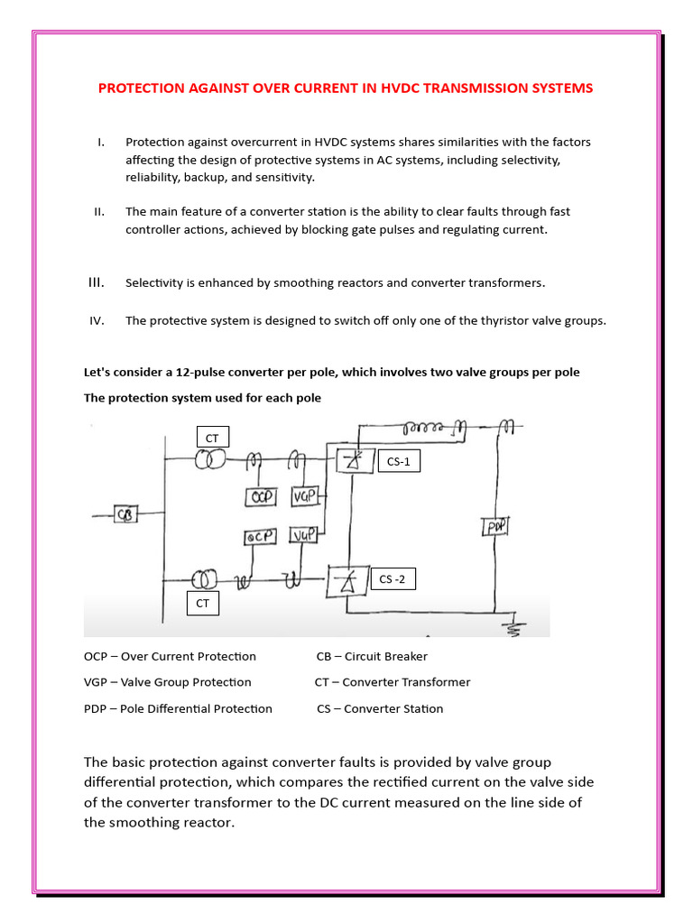 Protection Against Over Current Faults and Its Protection | PDF ...