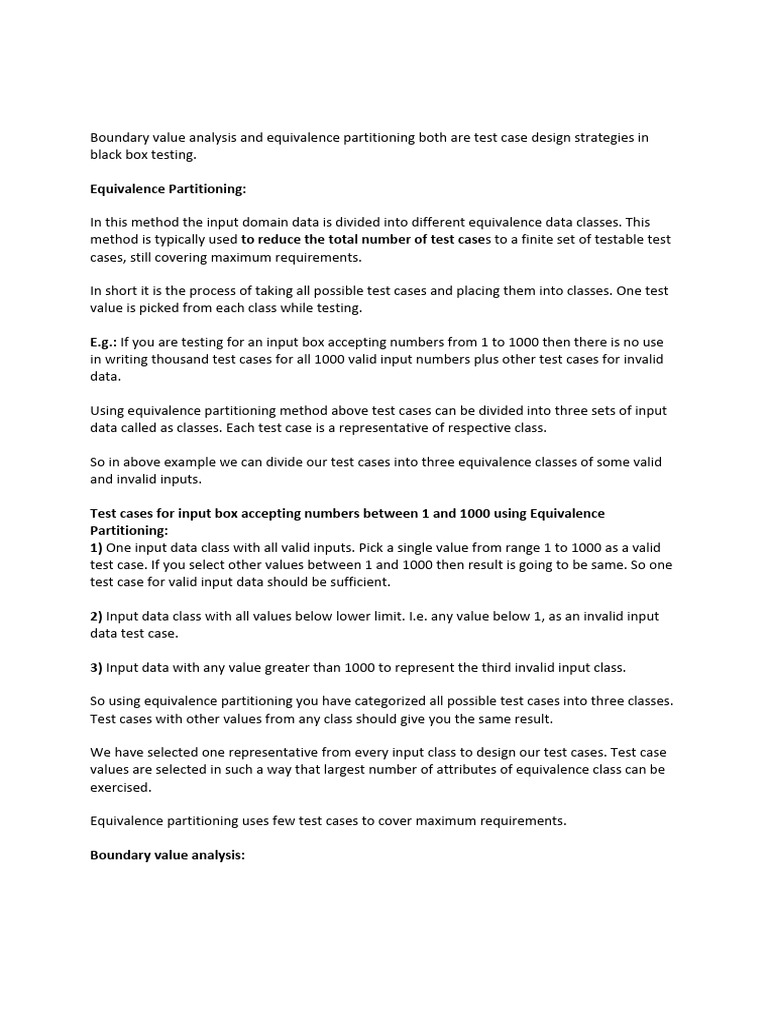 Test Case Design Techniques | PDF | Software Testing | Software Engineering