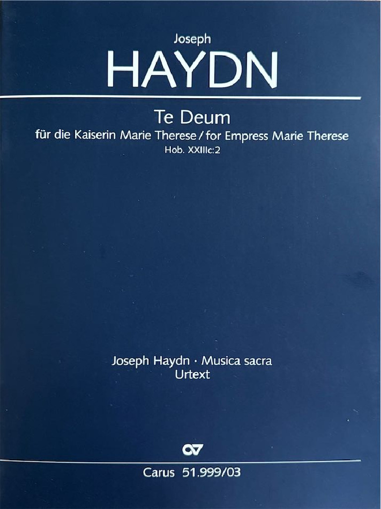 TE DEUM (J.Haydn) | PDF