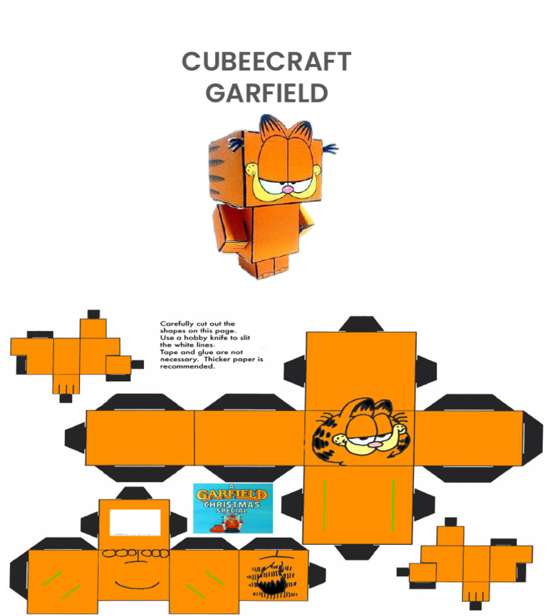Cubeecraft Garfield A Color | PDF