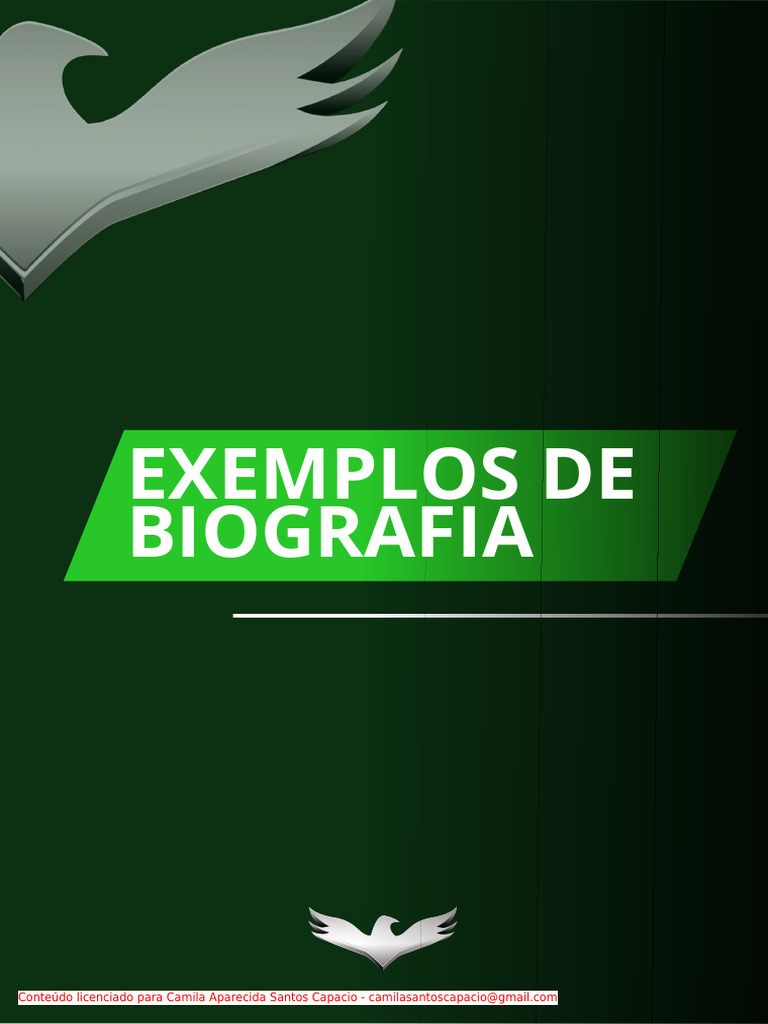 Exemplos de Biografia | PDF