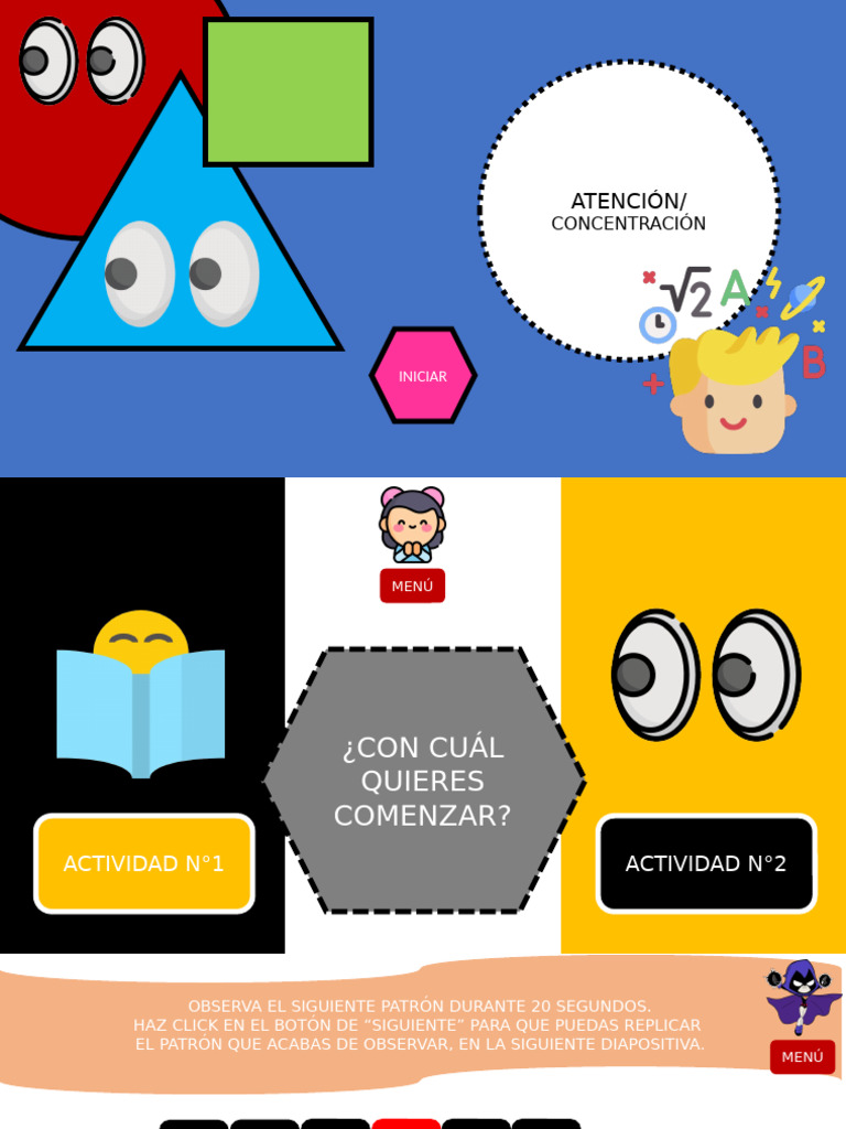 Actividades para Mejorar Atención y Concentración | PDF