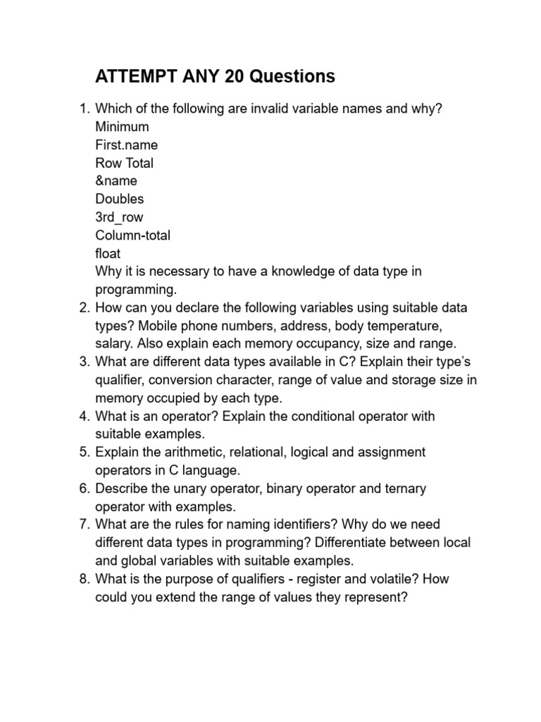 (Ch3) Assignment | PDF | Data Type | Variable (Computer Science)