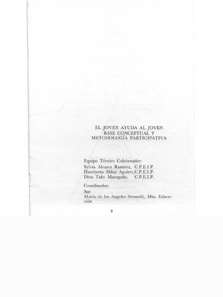 Joven Ayuda Al Joven | PDF