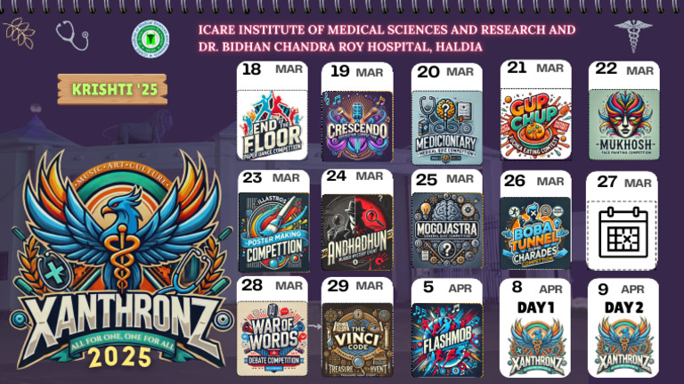 XANTHRONZ 2K25 Calendar - 20250320 - 165106 - 0000 | PDF