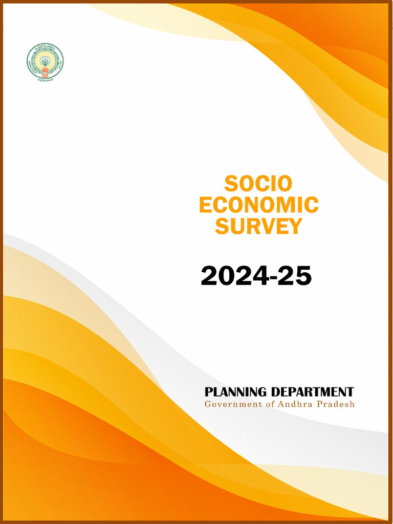 Andhra Pradesh Socio-Economic Survey 2024-25 | PDF | Cost Of Living ...