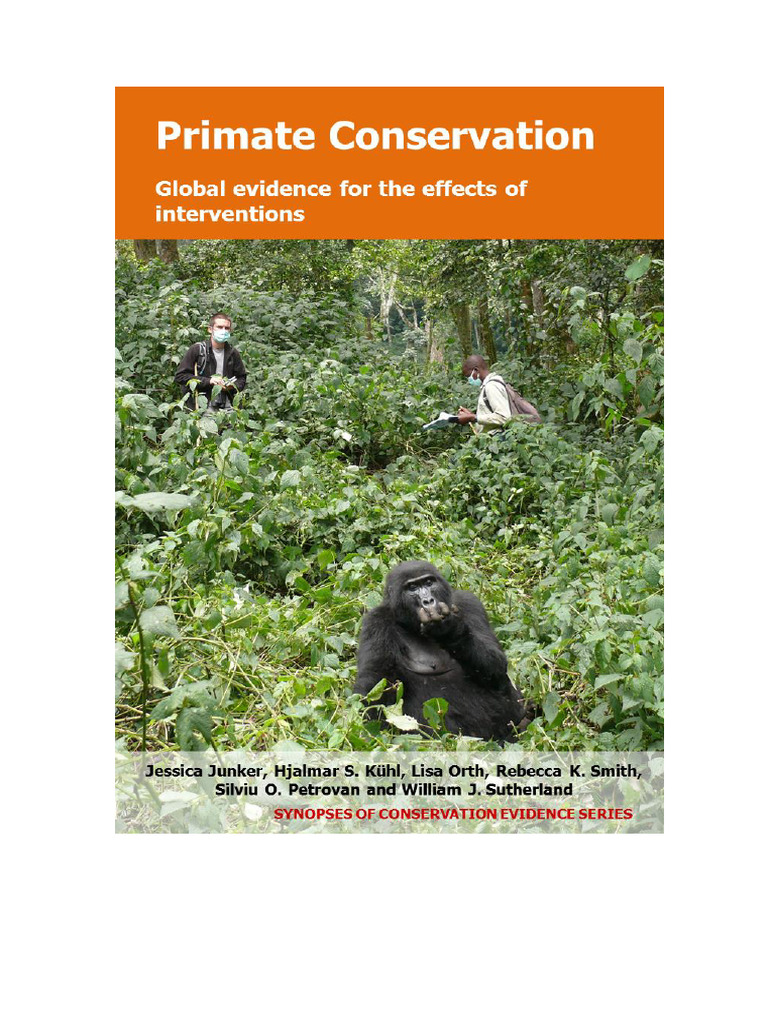 Primate Conservation | PDF | Logging | Conservation Biology