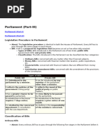 Different Types of Bills | PDF | Bill (Law) | Government