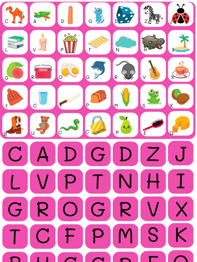 Alphabetic Grid Patterns | PDF