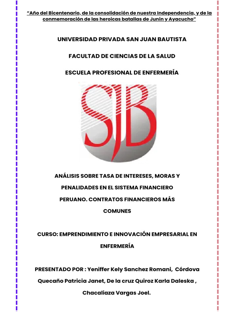 LRPD Iii Emprendimiento - 20240814 - 174809 - 0000 | PDF | Interés | Bancos