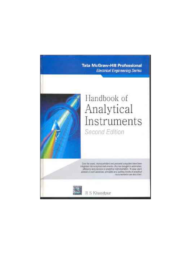 Handbook of Analytical Instruments, Second Edition RS Khandpur-1 | PDF