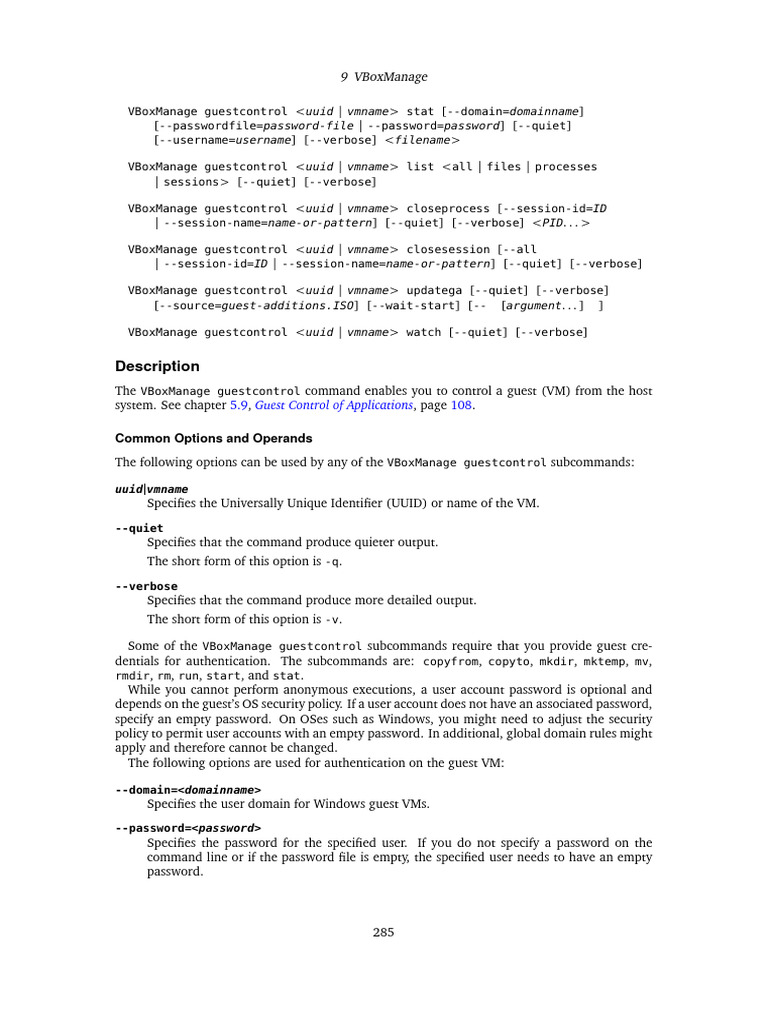 VirtualBox User Password Management | PDF | Software Engineering ...