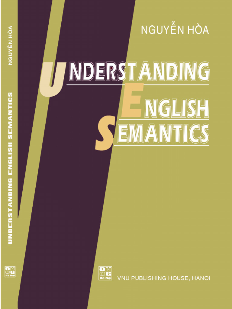 Nguyễn Hoà - Understanding English Semantics | PDF