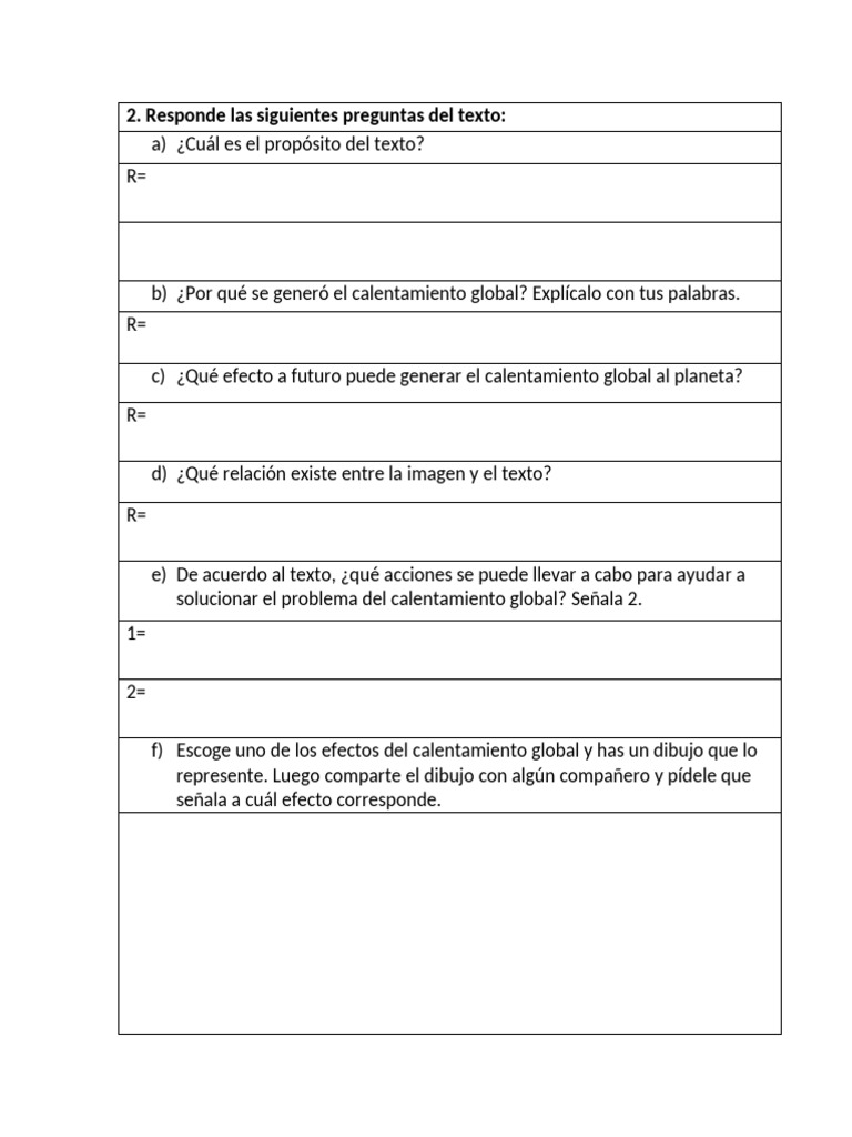 Actividad Texto Informativo | PDF