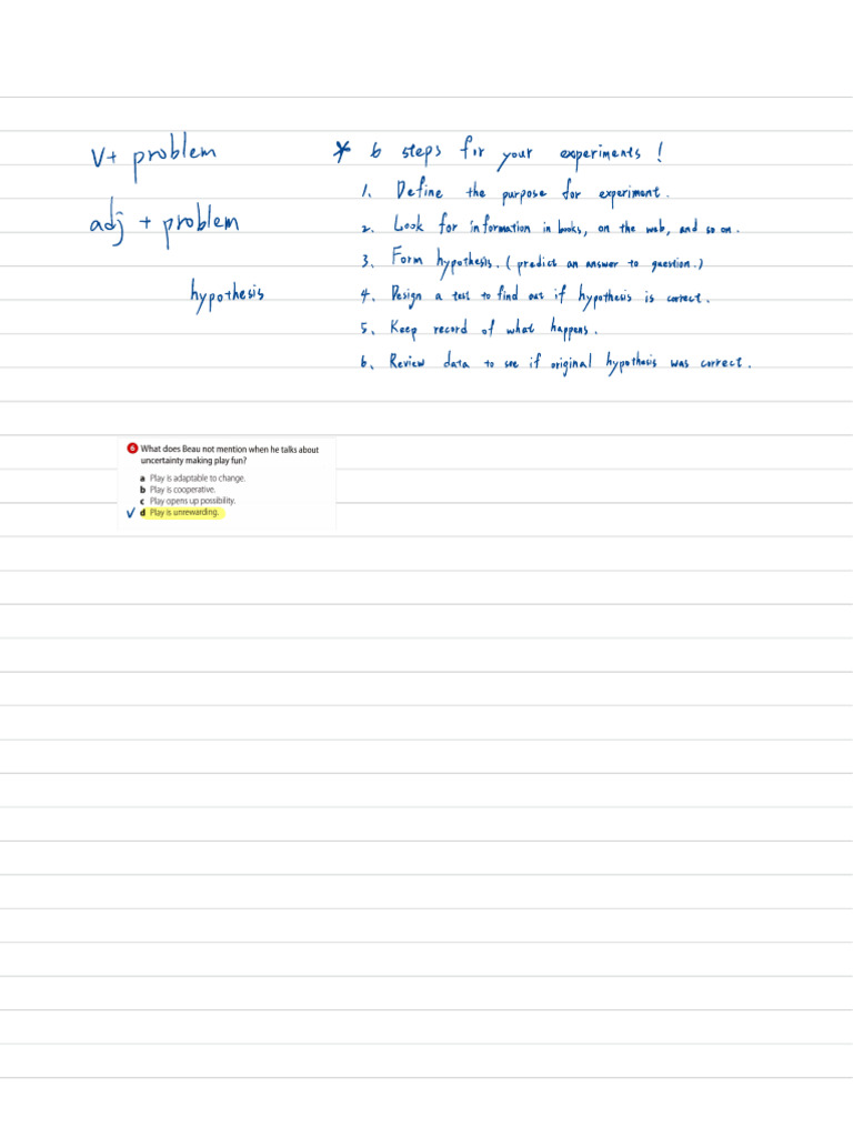 6 Steps for Conducting Experiments | PDF