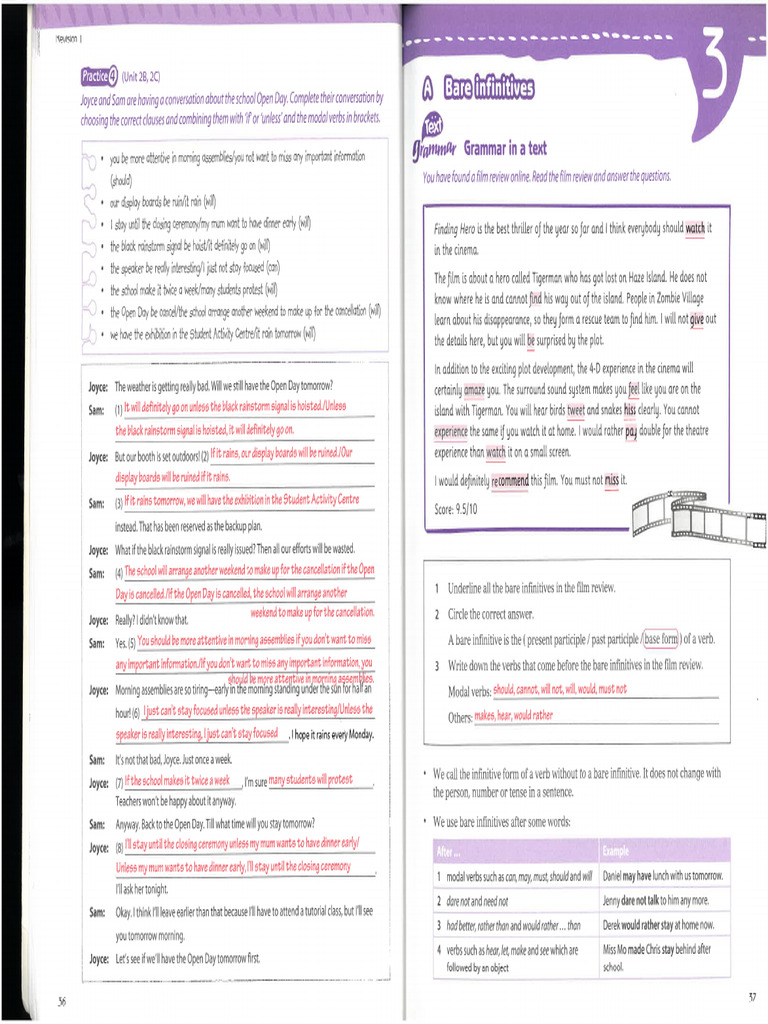 Oxford Grammar 3 U3 | PDF