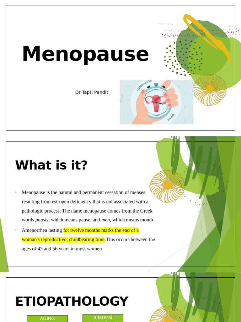 Menopause | PDF | Menopause | Menstrual Cycle