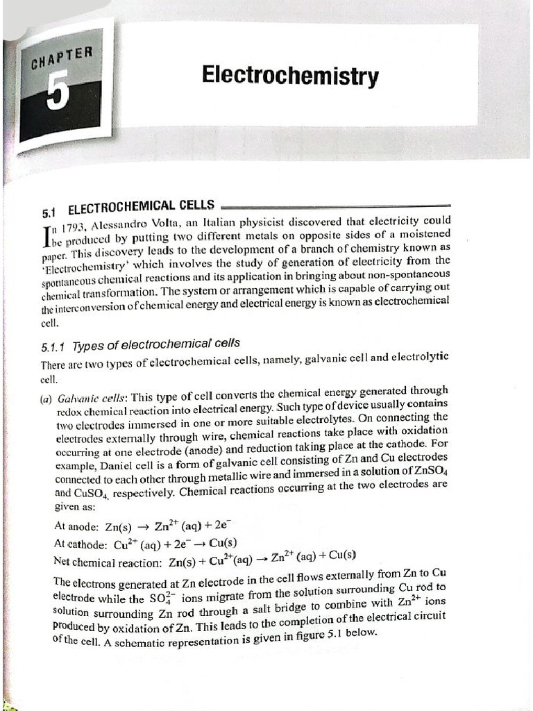 Electrochemistry | PDF