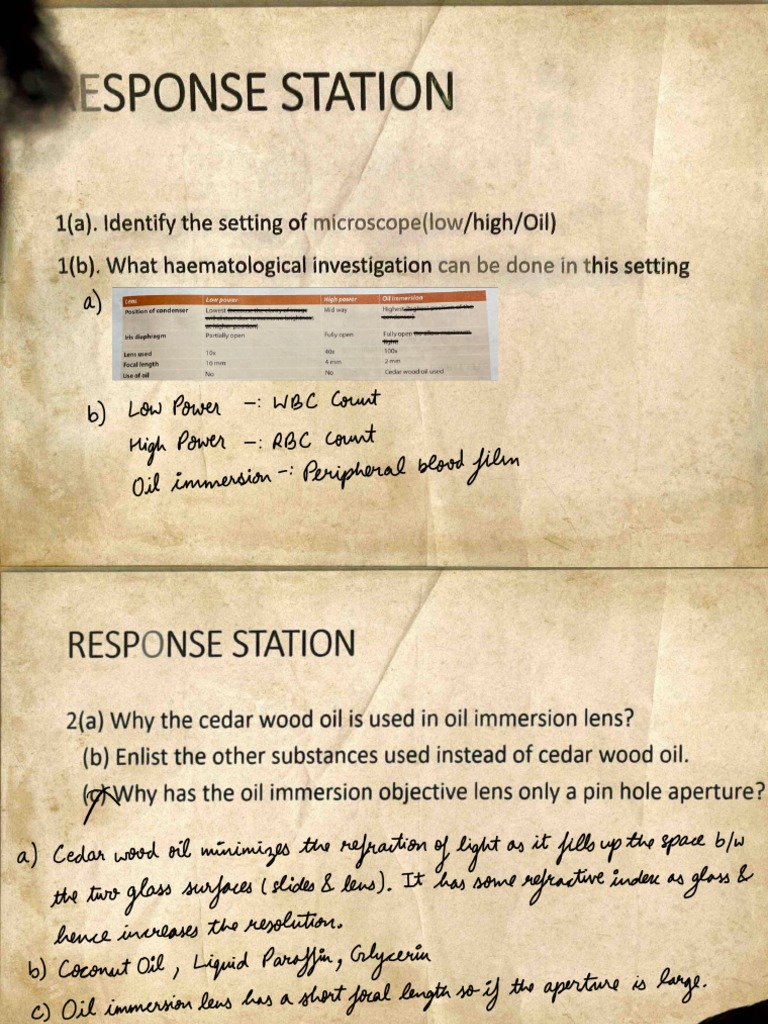 Ospe Exam Heamtology | PDF