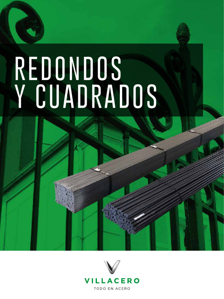 Redondos y Cuadrados Villacero | PDF | Rieles