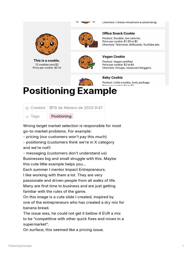 positioning Example | PDF