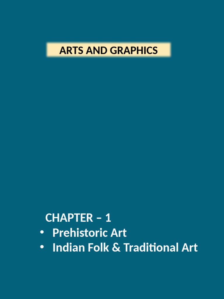 Art 's & Graphics- PREHISTORIC | PDF