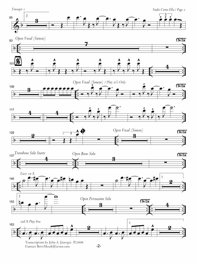 Marc Anthony - Nadie Como Ella-2 | PDF