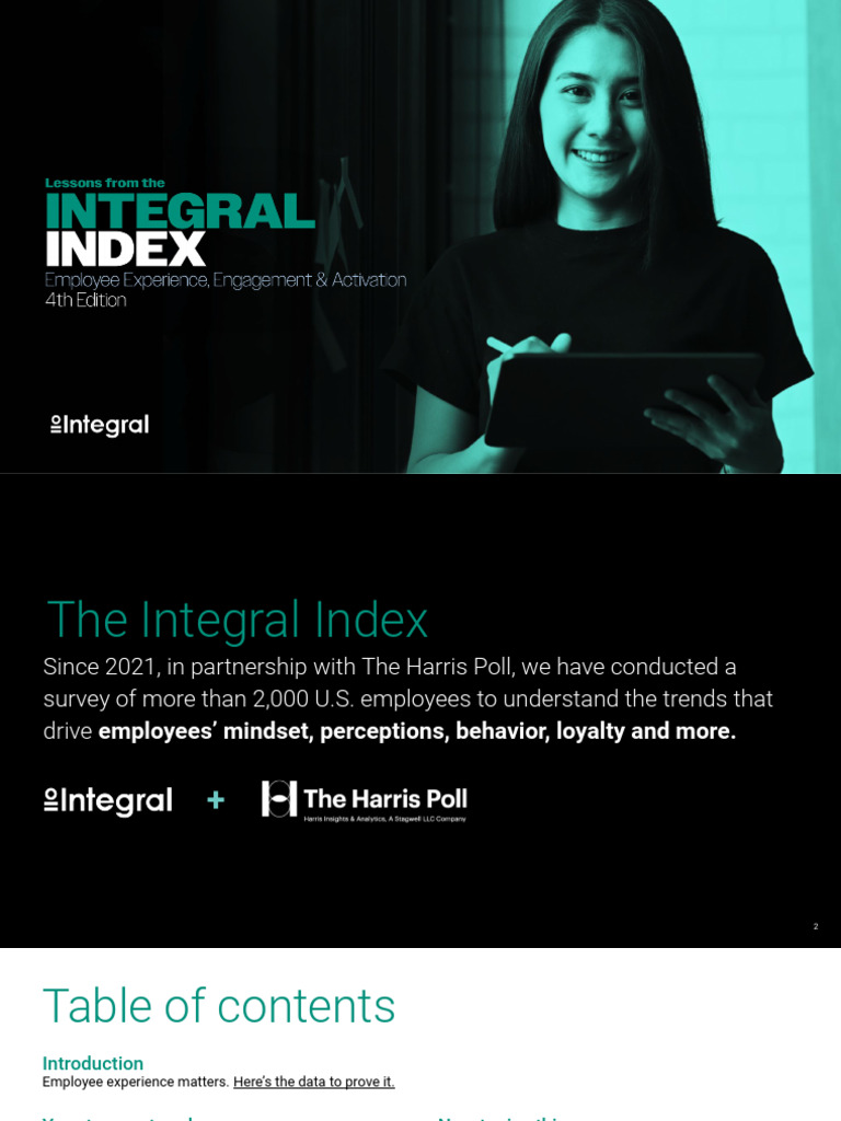Integral Index 4th Edition | PDF | Behavioural Sciences | Psychological ...