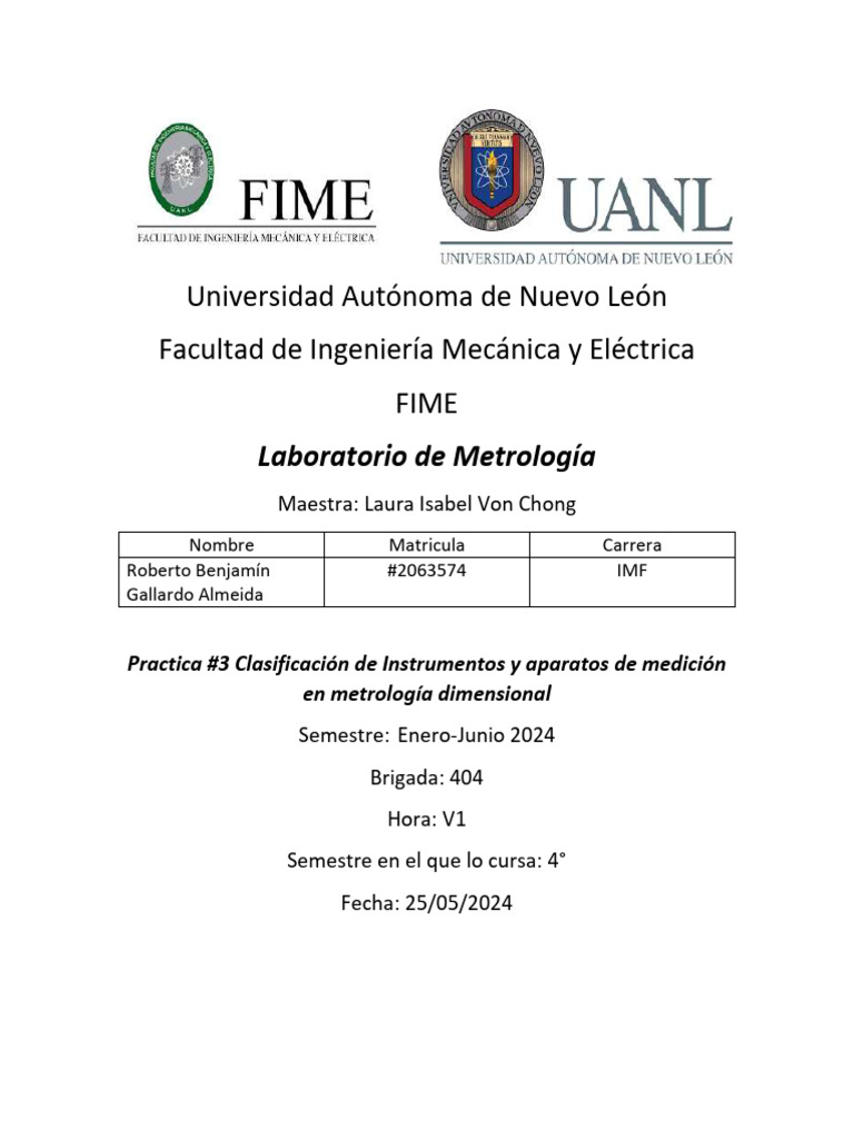 Practica 3 - Lab Metro | PDF