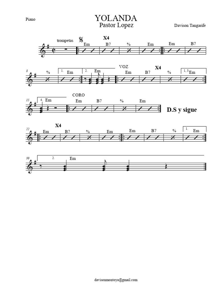Yolanda Piano | PDF
